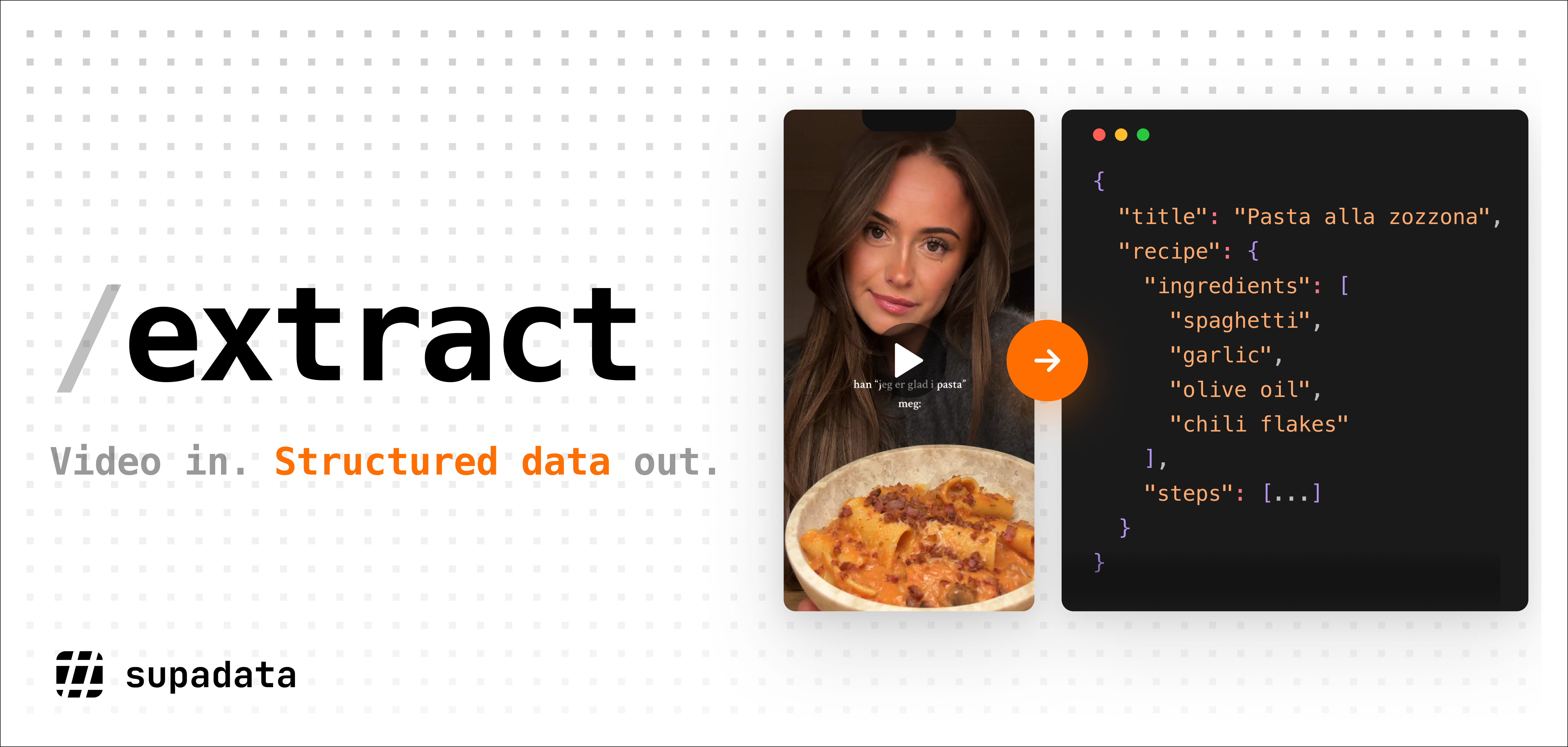 Extract structured data from YouTube, TikTok, Instagram, X (Twitter ...